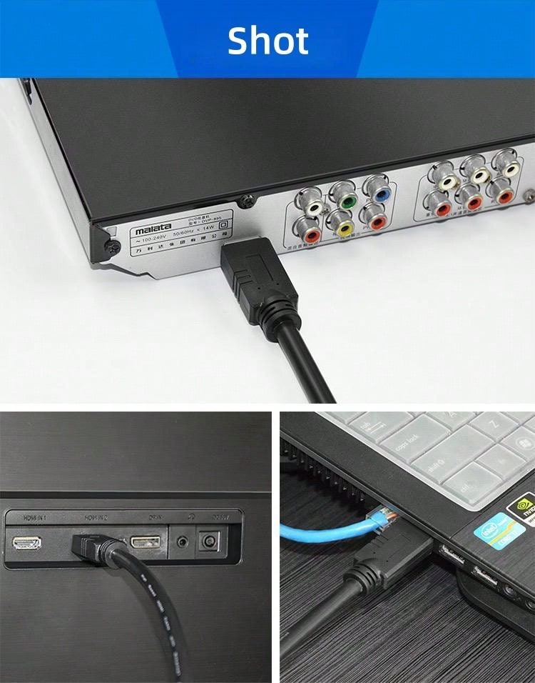 1pc High Speed 4K HDMI Cable,HDMI Cable Aluminum Alloy,HDMI Male To ...