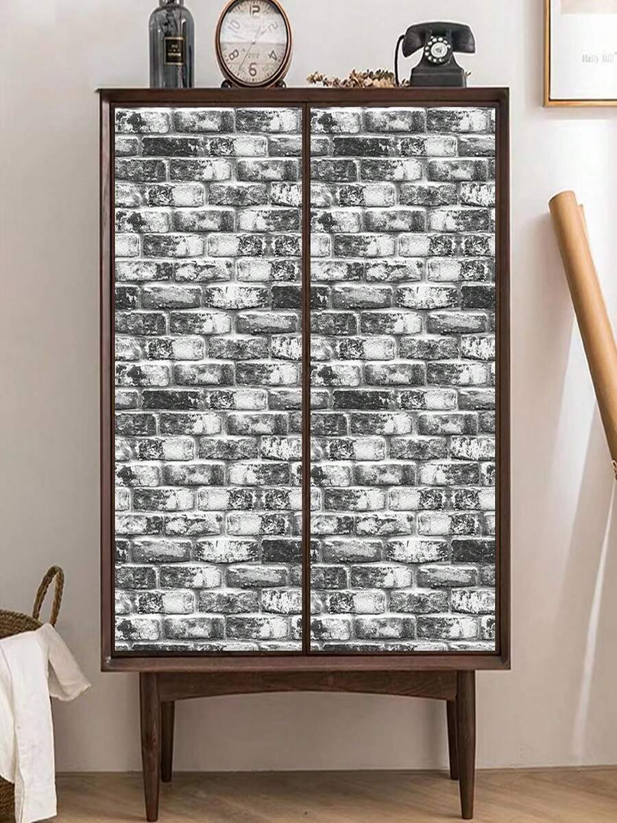 Peel And Stick Wallpaper Stone Brick Contact Paper Waterproof Wall ...