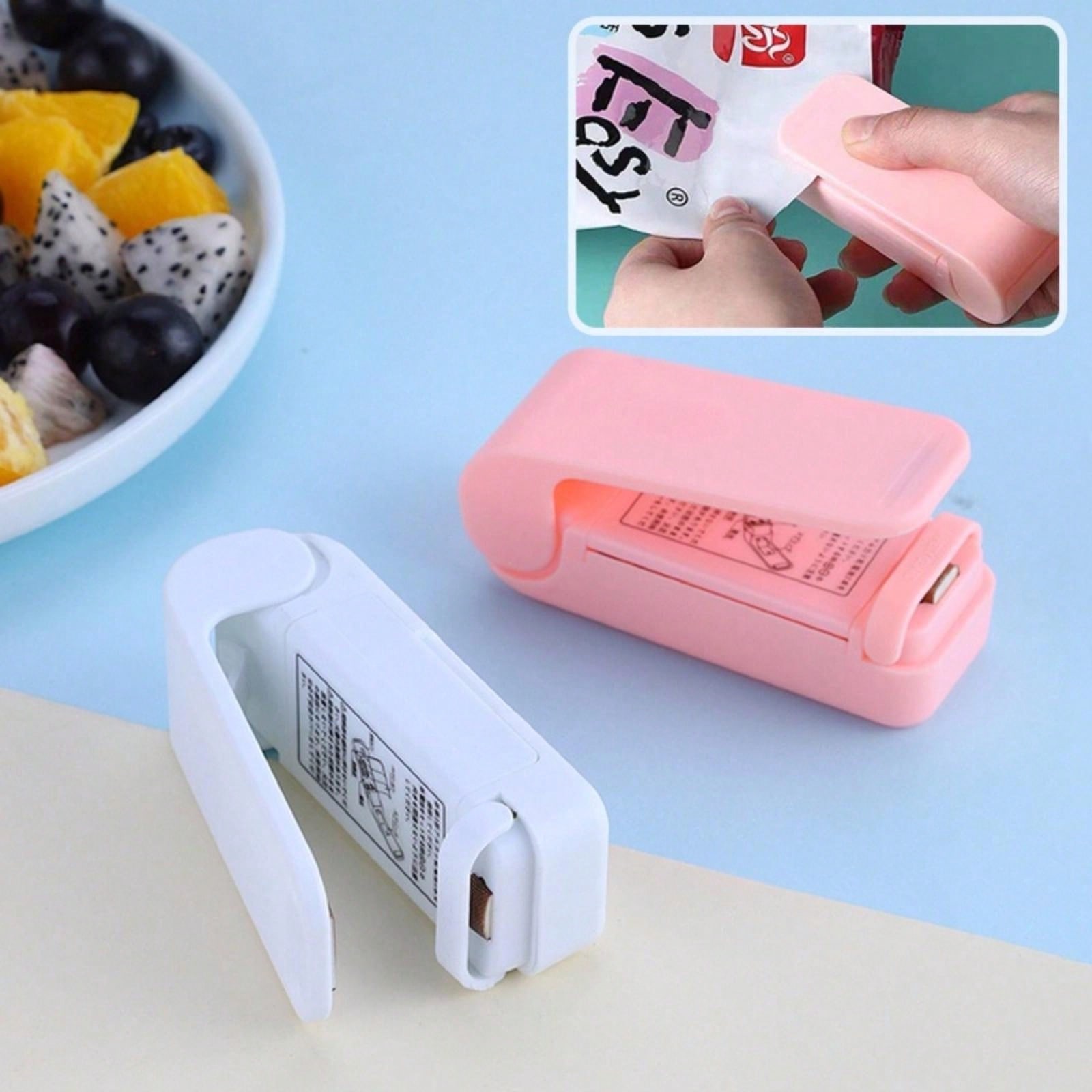 Snack Sealing Machine, Candy-colored Plastic Sealer, Mini Home Sealing ...