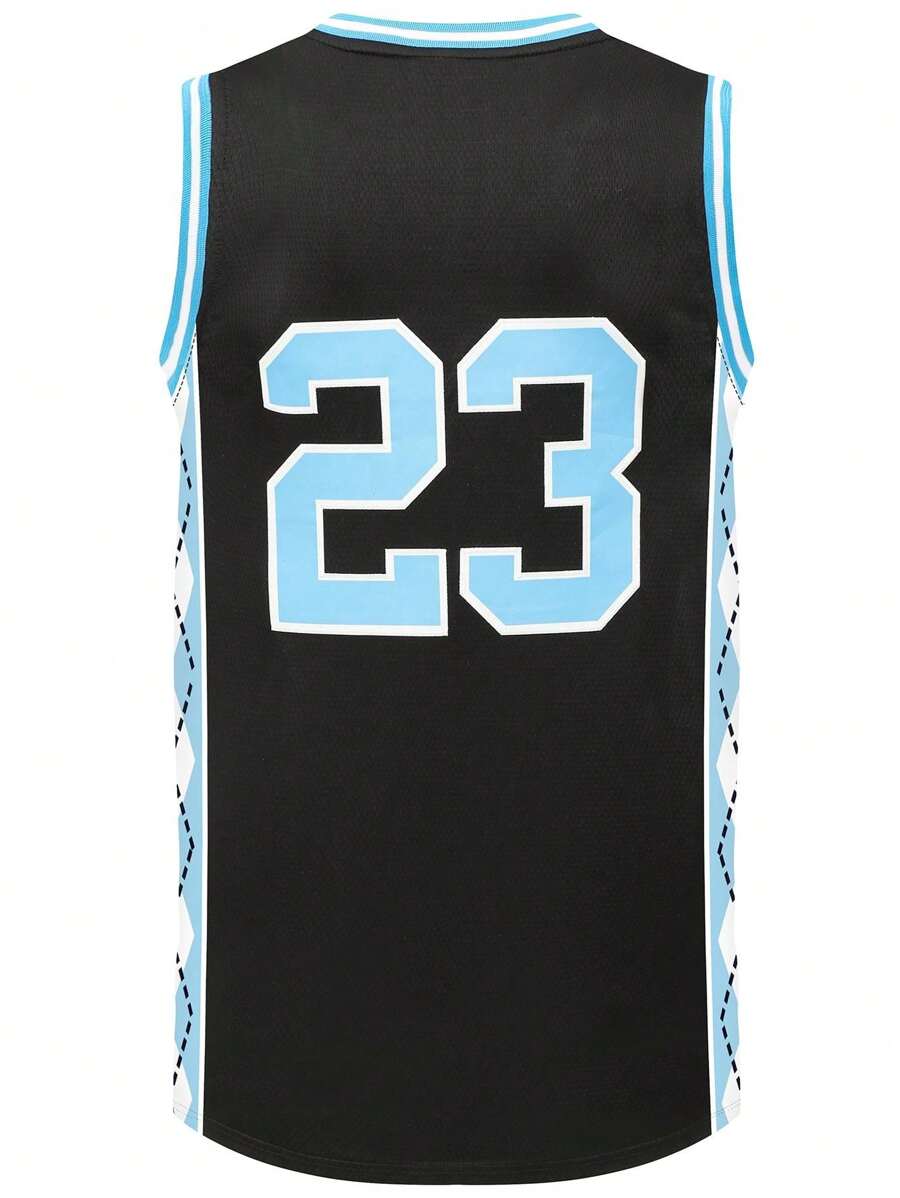 Men's Basketball Jersey Embroidered Running Tank Top Gym Clothes Men ...