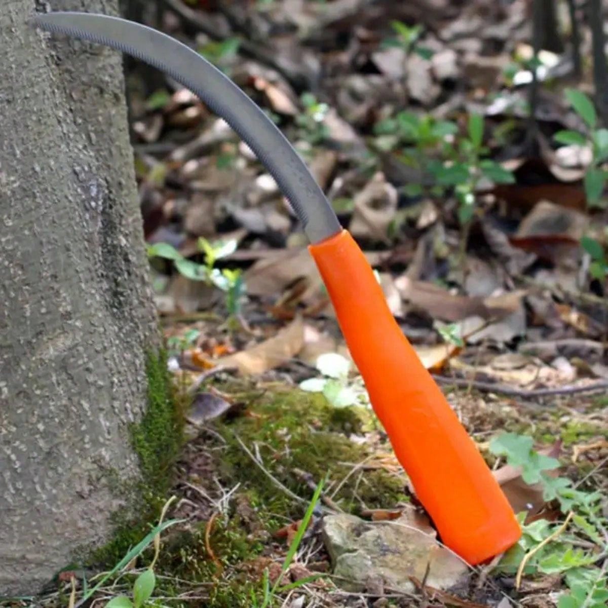 1pc Agricultural small grass sawtooth lawn mower sickle garden tool ...