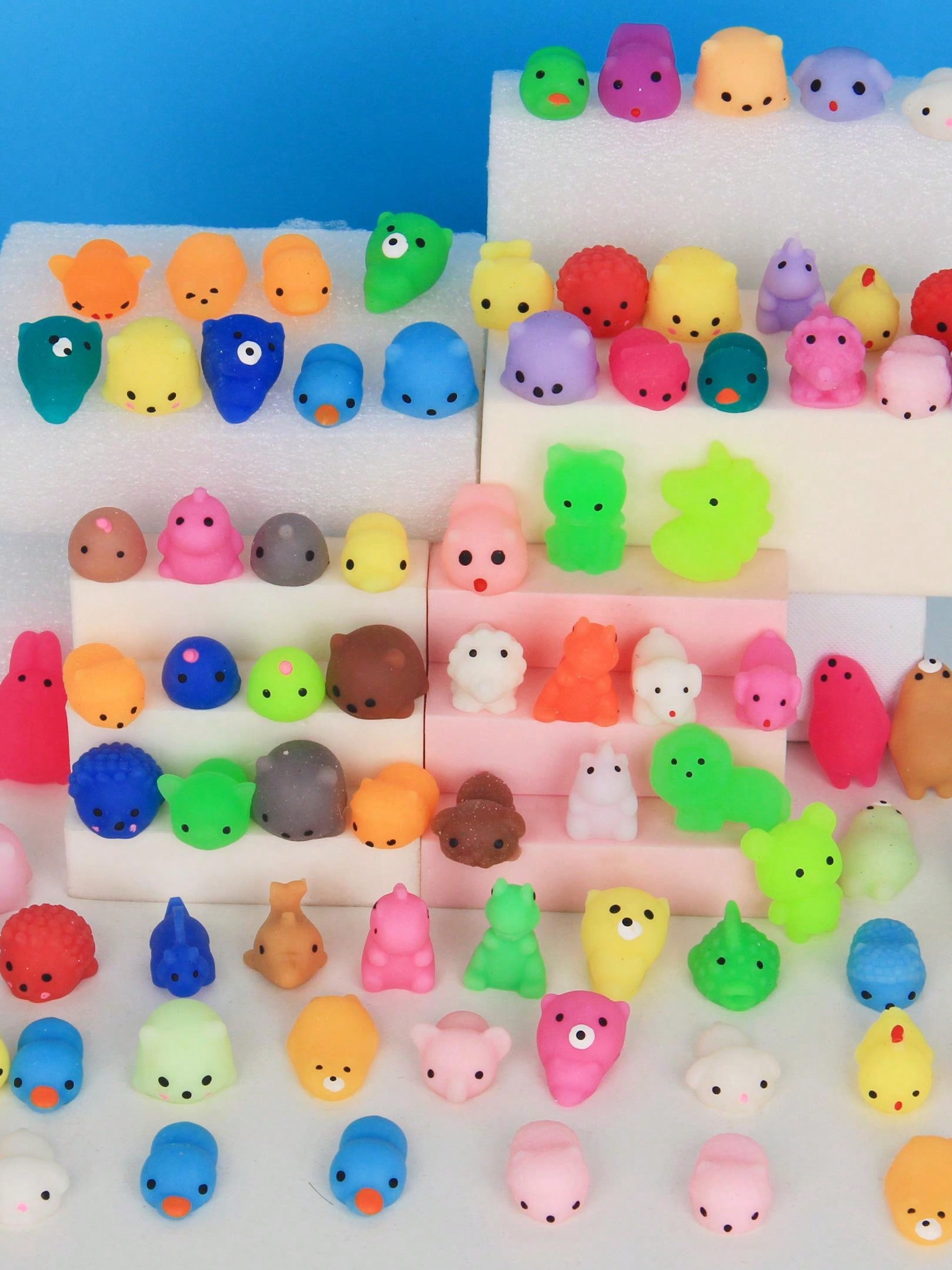 30Pcs Super Tiny Kawaii Animal Squishies, Mochi Squishy Toys for Party ...