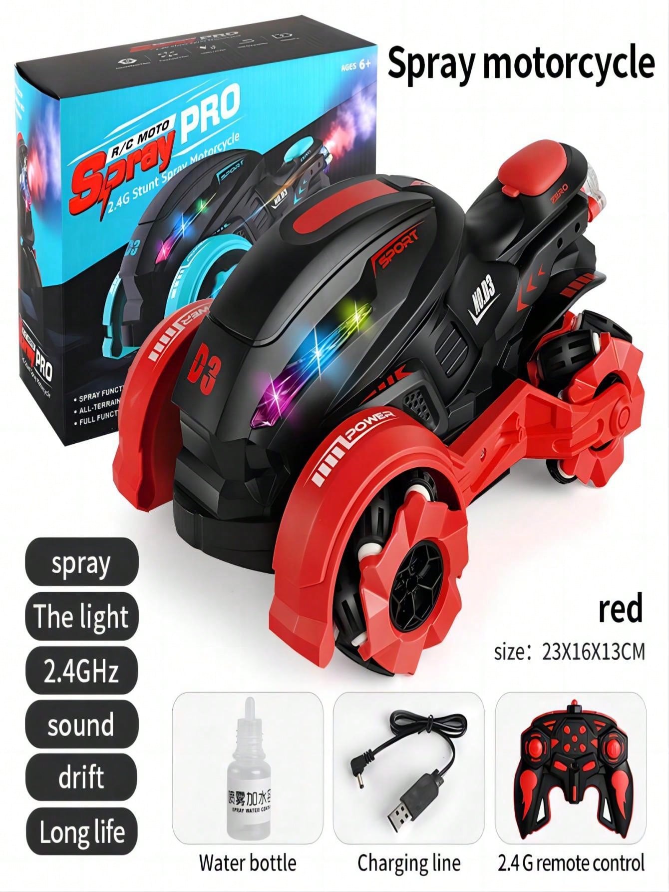 1pc 1:14 Scale 2.4g Long Distance Control New Remote Control Car, Red ...