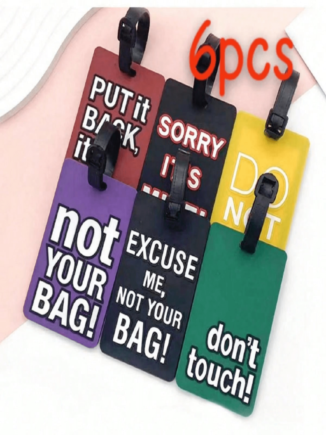 6pcs Travel Tags Set Including Boarding Pass, Business Luggage Tags ...