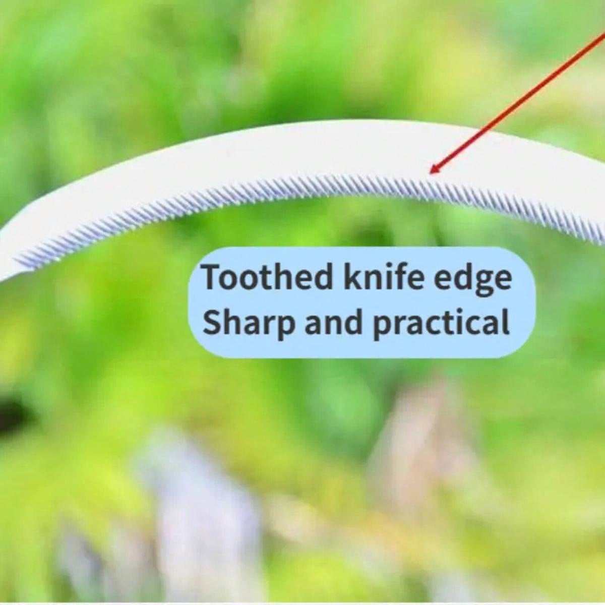 1pc Agricultural small grass sawtooth lawn mower sickle garden tool ...