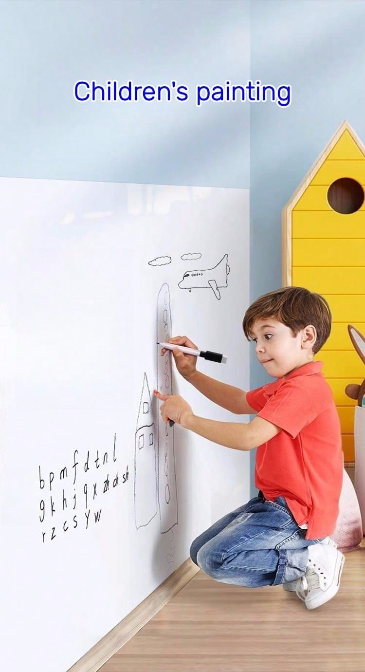 Dry Erase White plan Board with Electrostatic ,Peel and Stick ...