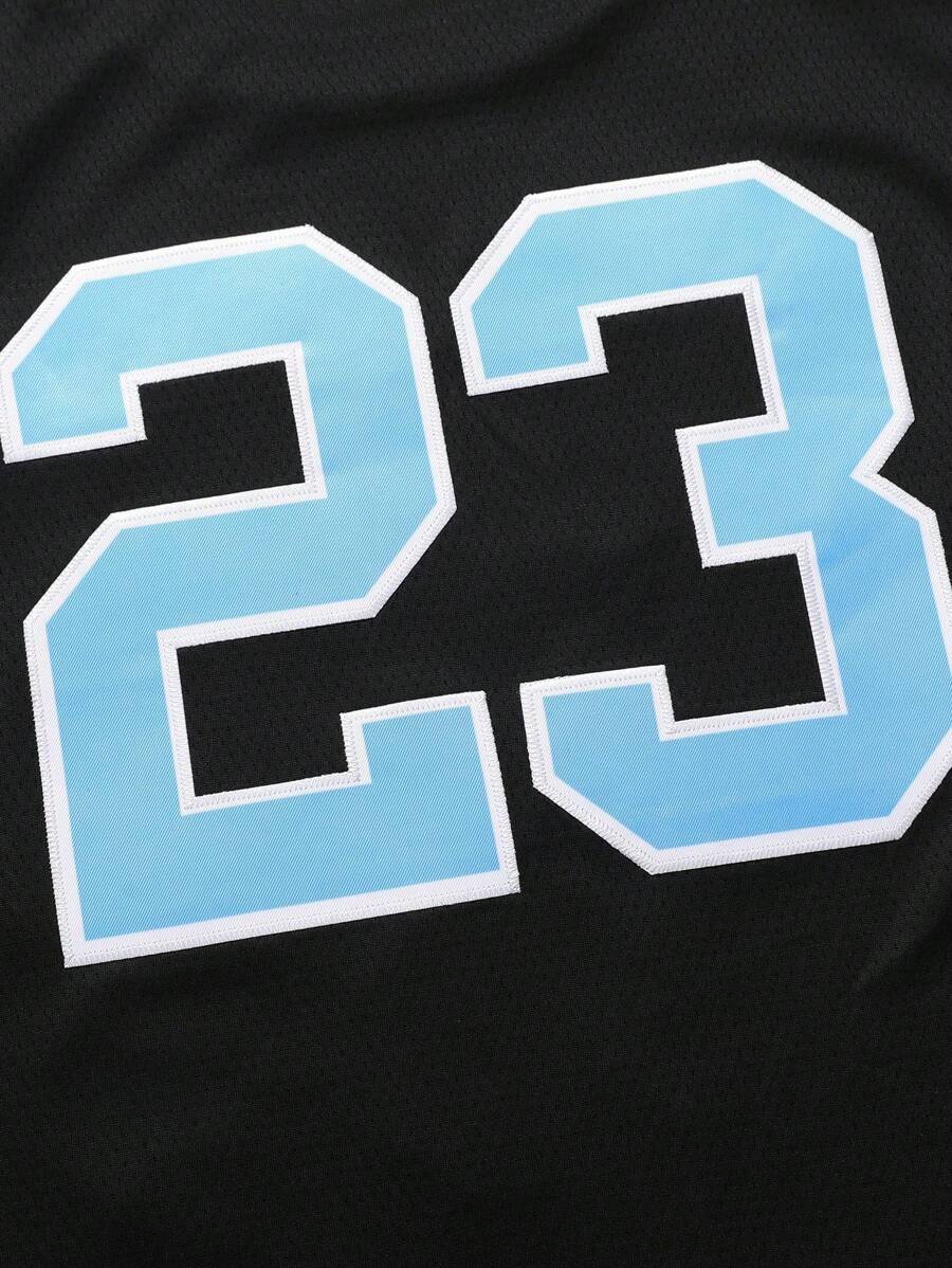 Men's Basketball Jersey Embroidered Running Tank Top Gym Clothes Men ...