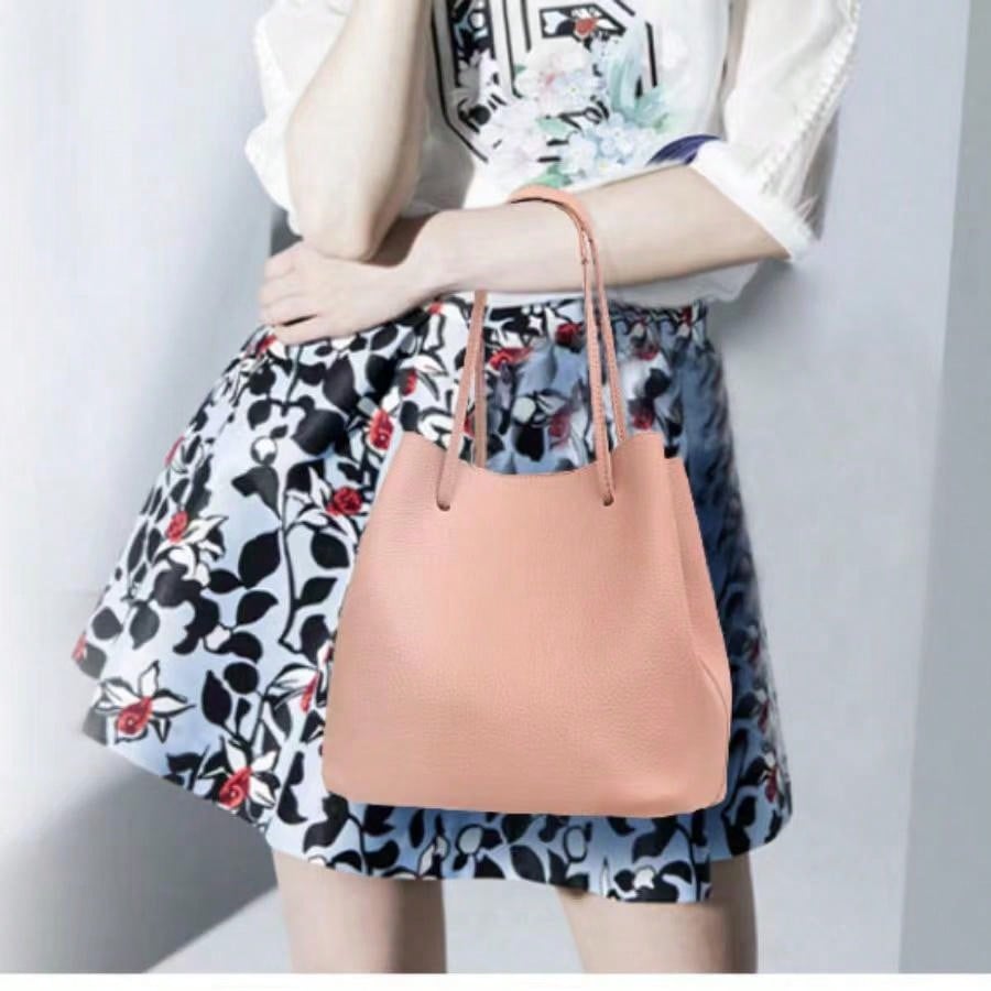 Four-Piece # Pink # Ladies' Combination Bag Is Simple And Versatile ...