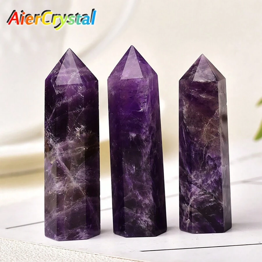 7-8cm point-Amethyst Crystal Soil | SHEIN USA