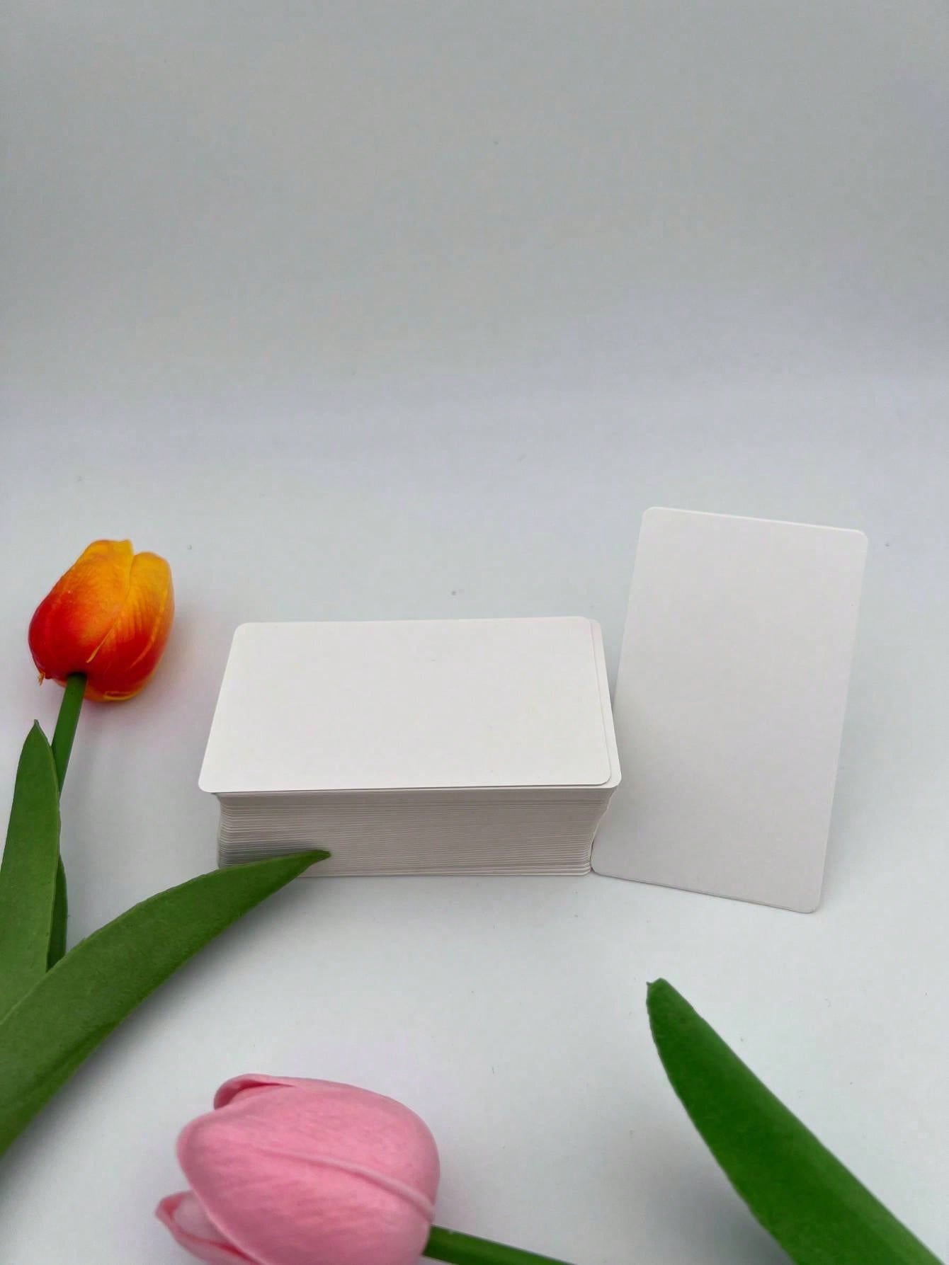 100pcs White Blank Cards For Handwritten Greeting Card, Doodle Card ...