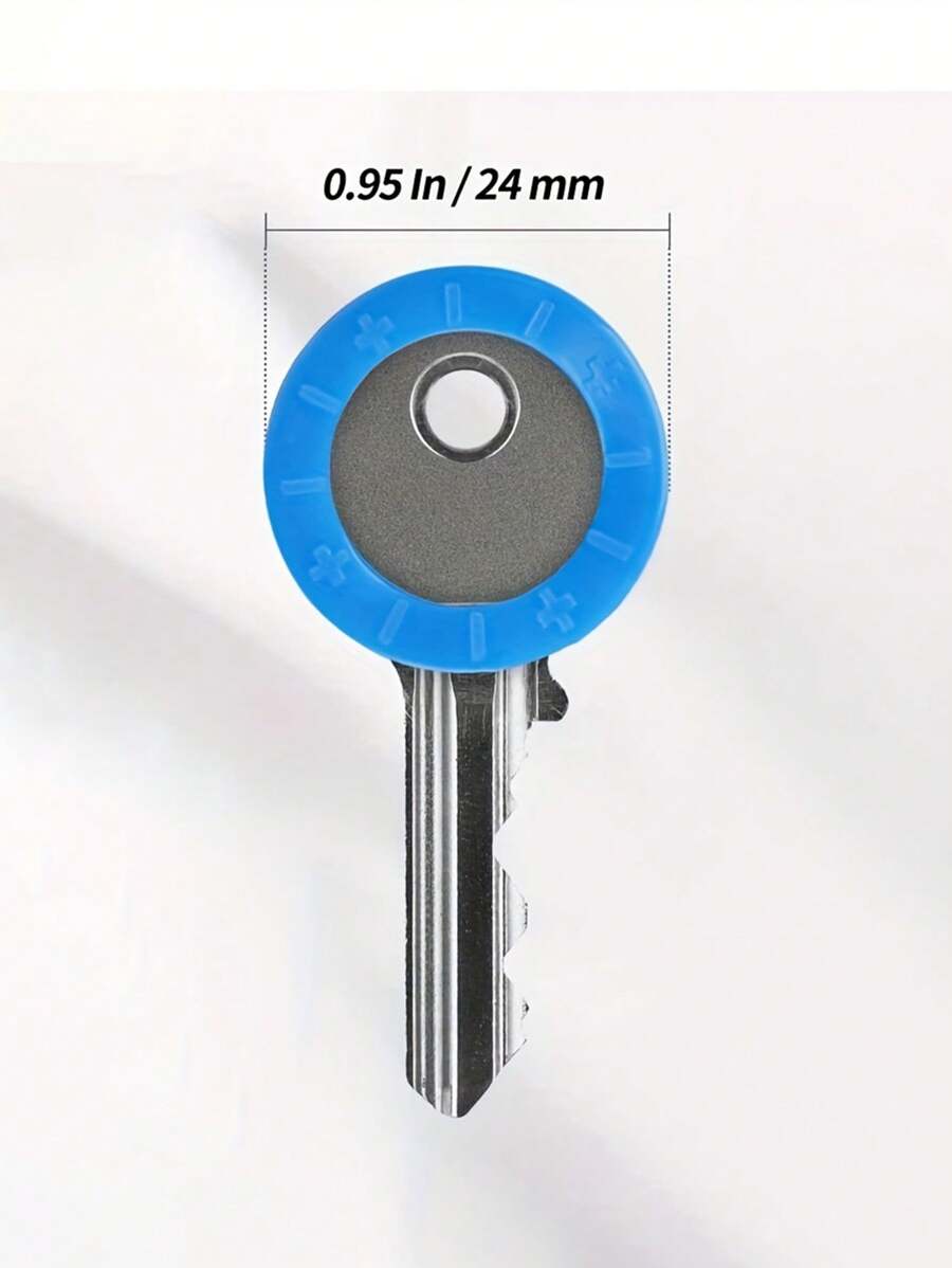 10pcs Silicone Elastic Key Caps Set Flexible Key Covers Key Identifier ...