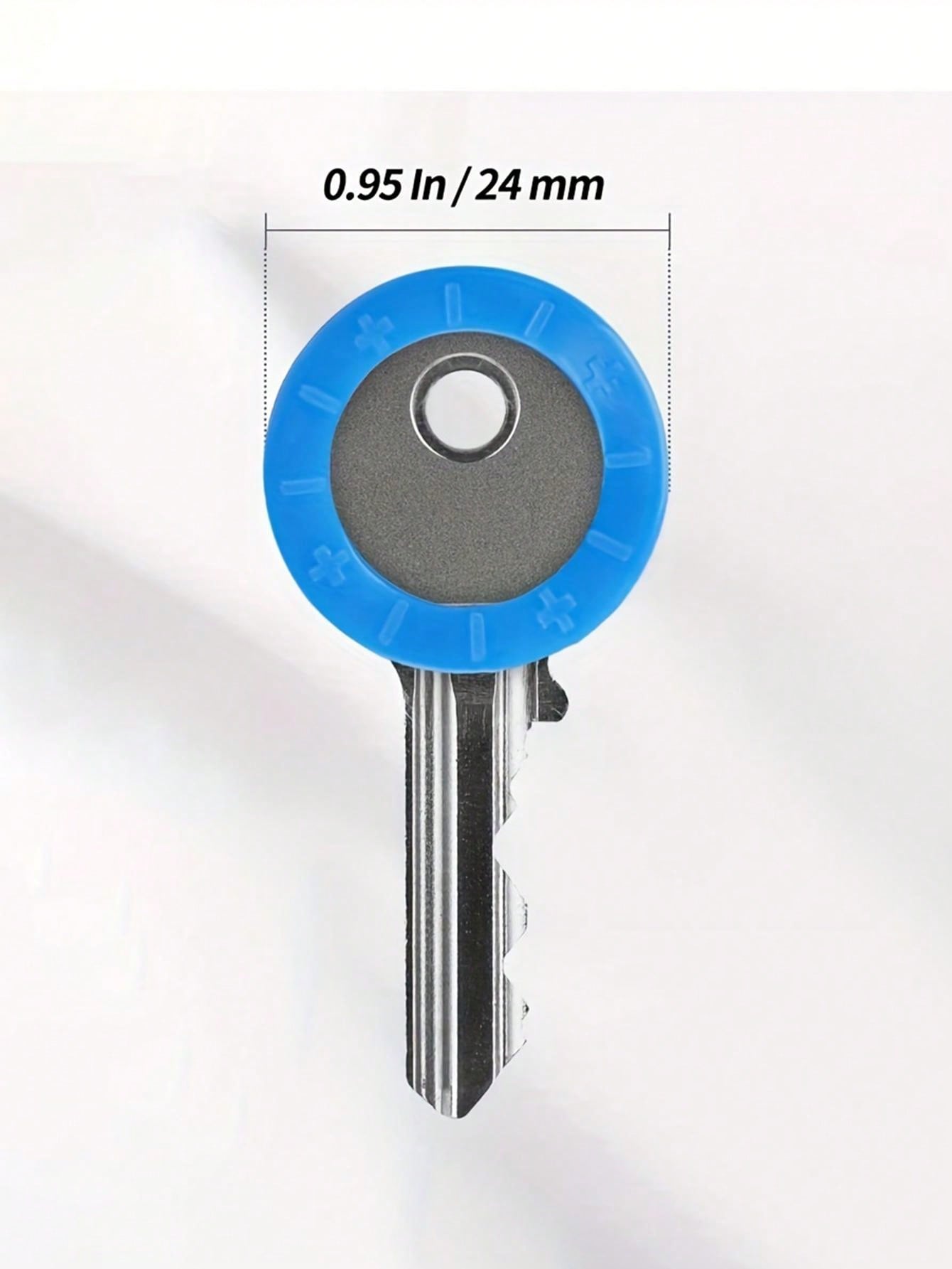 10pcs Silicone Elastic Key Caps Set Flexible Key Covers Key Identifier ...