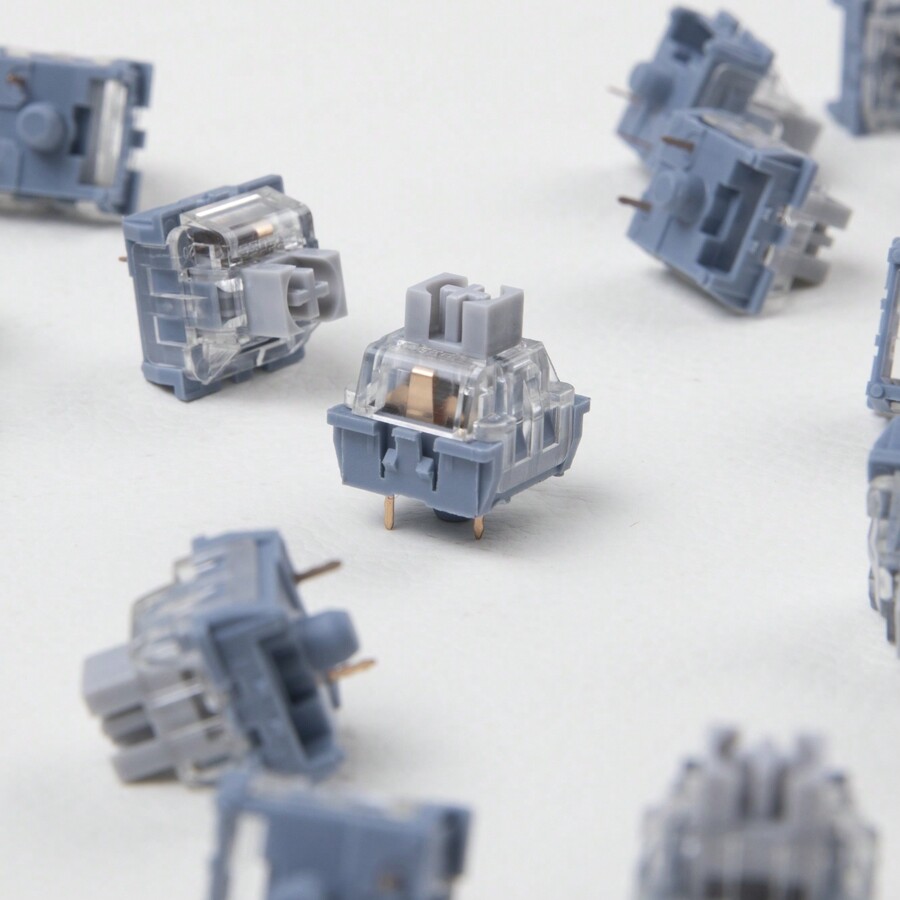 MageGee MageGee 110pcs Blue Whale Linear Keyboard Switches, 3 Pin 50gf ...