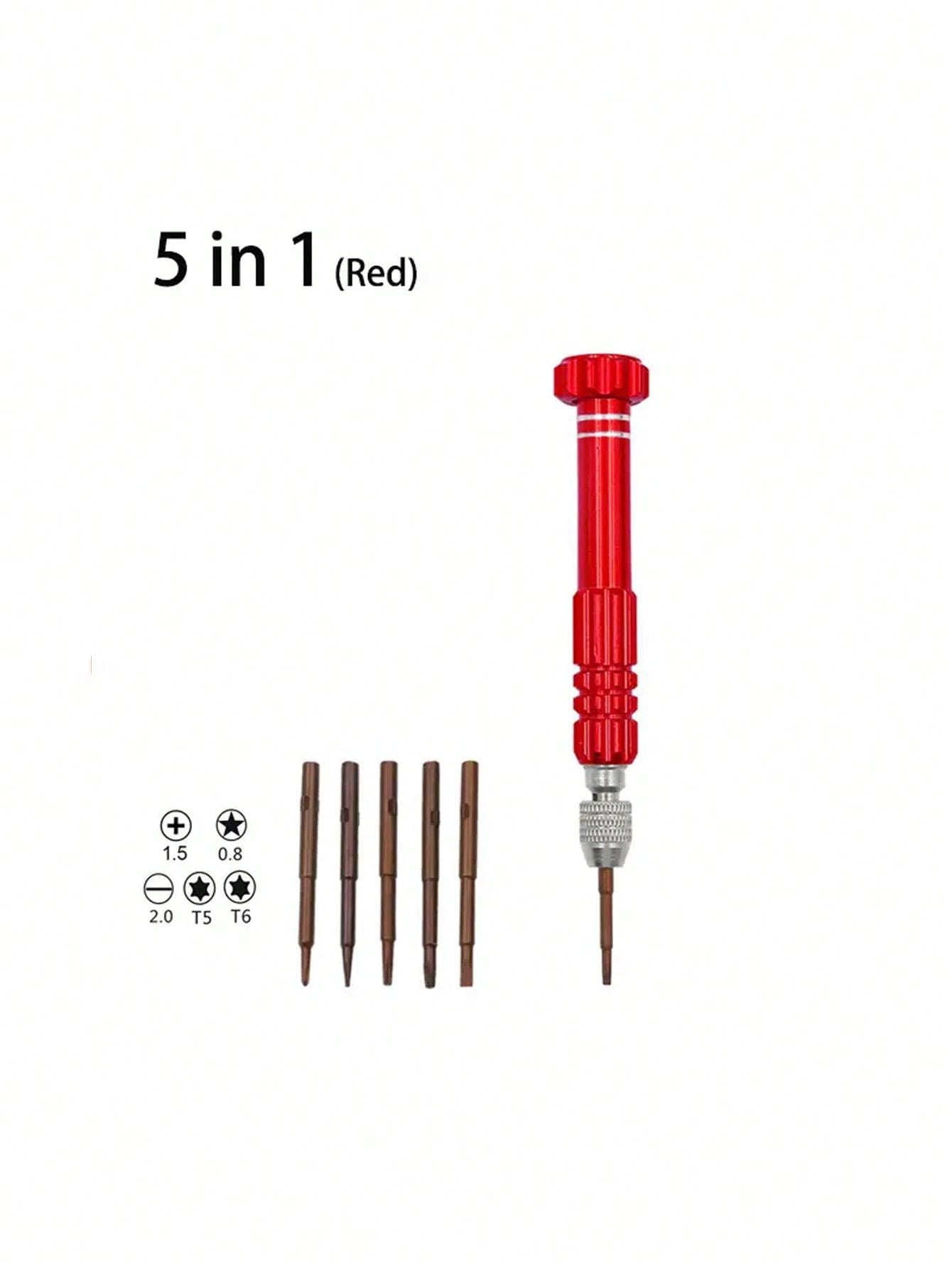 5 In 1 Mini Screwdriver Set, Screwdriver Bit Kit For Mobile Phone ...