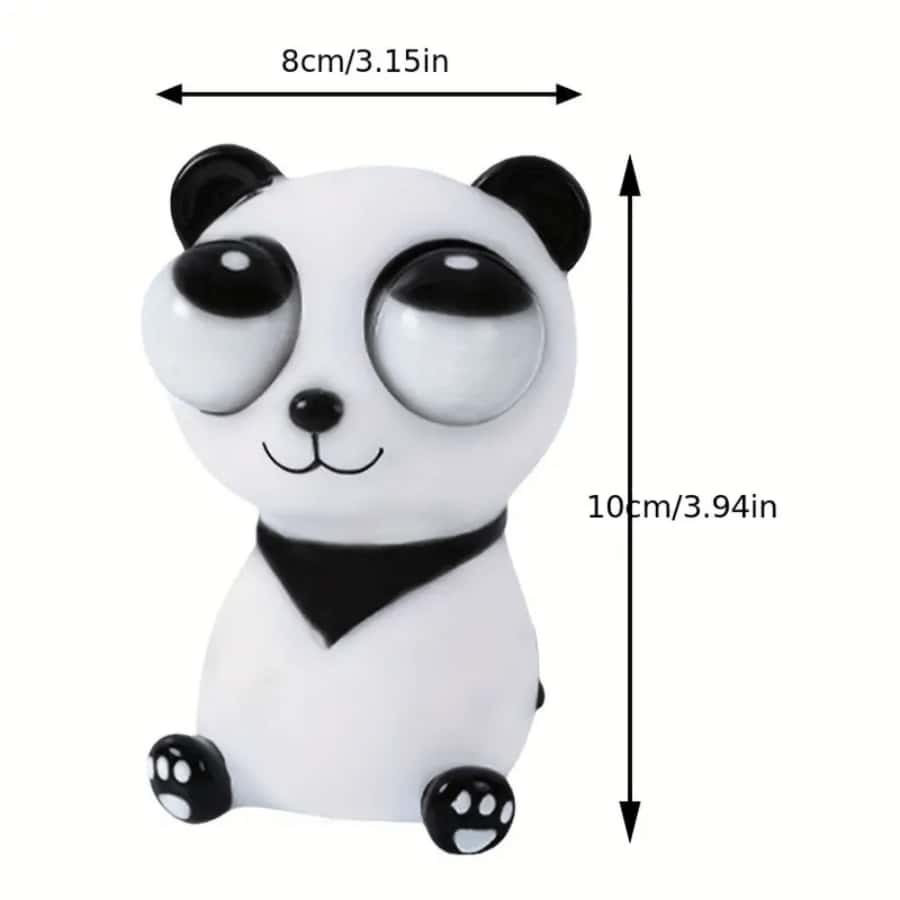 Funny Stress Relief Toy Panda With Bulging Eyes Intense Stare Funny ...