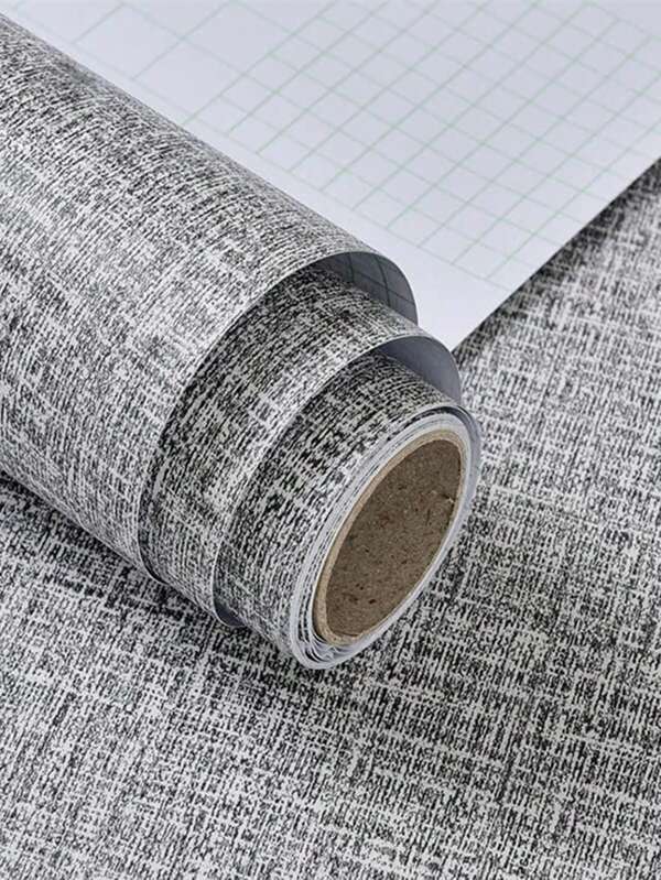 Getextureerd Kledingstof Crème Behang Beige Schill En Stok Zelfklevend ...