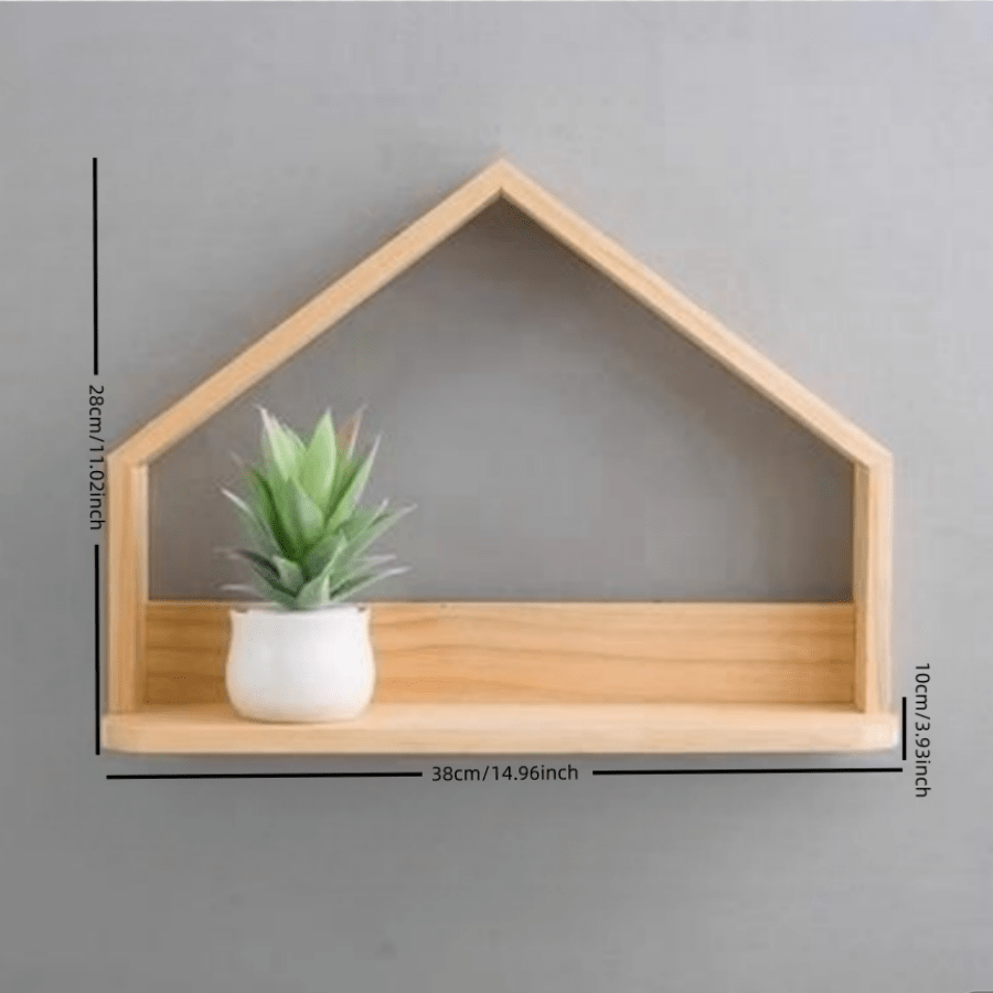 Simple Small House Shaped Storage Rack | SHEIN UK