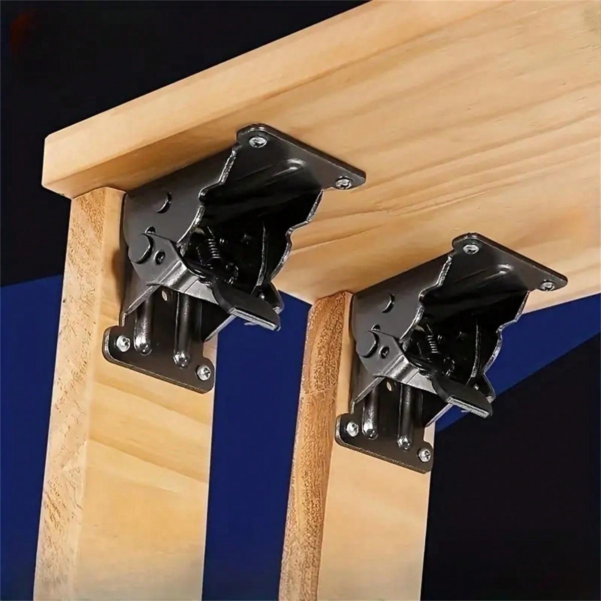 1pcs 90 Degree Right Angle Thickened Self-locking Folding Hinge Table ...
