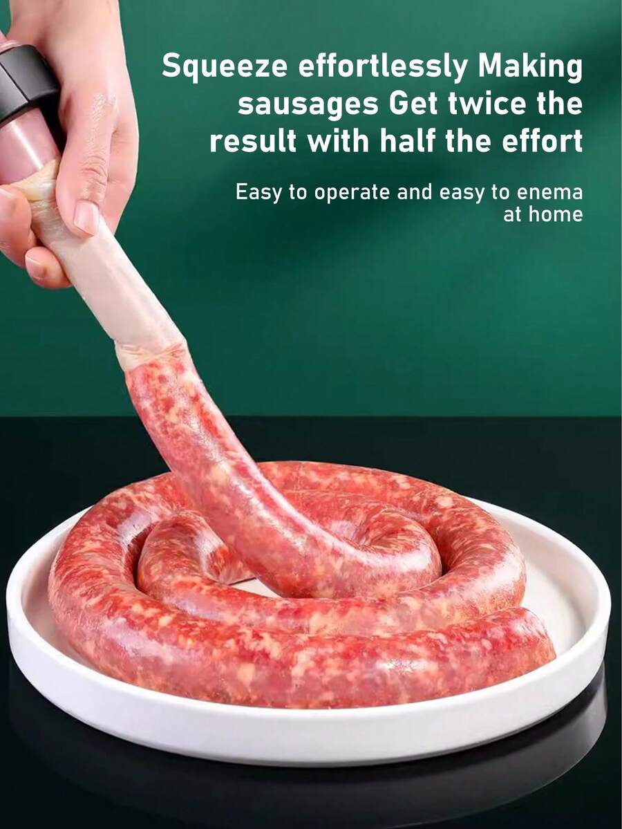 Sausage Stuffer For Home Use, Manual Pressing Tool For Stuffing Sausage ...