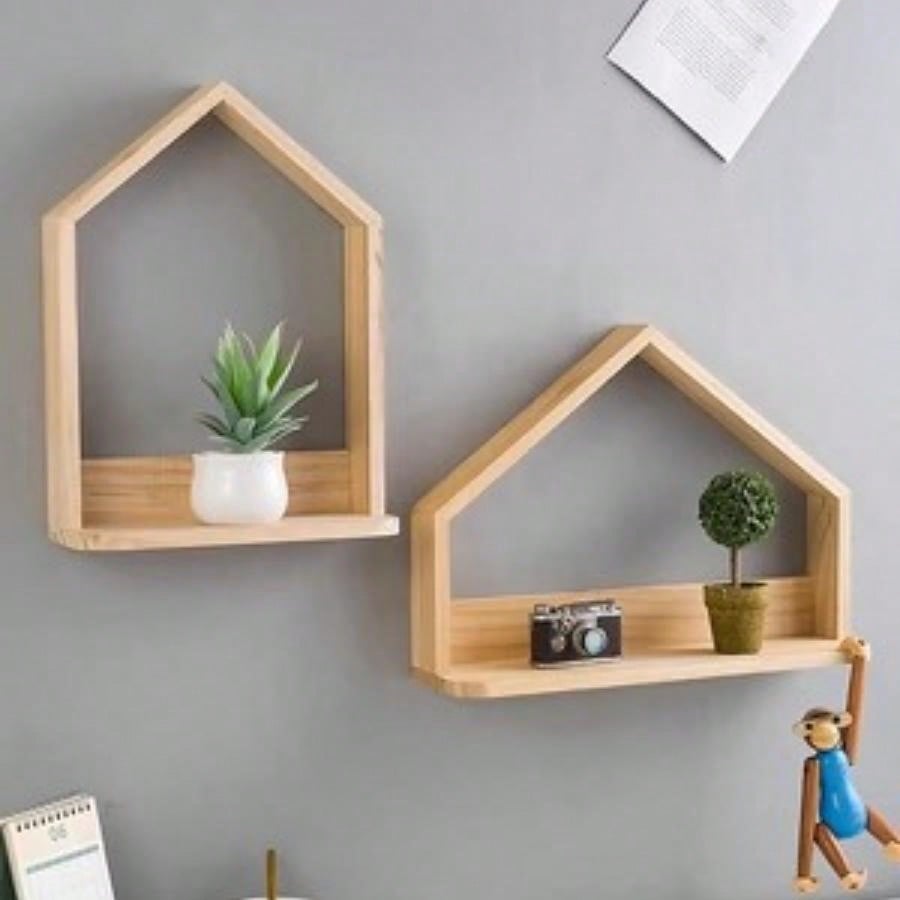 Simple Small House Shaped Storage Rack | SHEIN UK