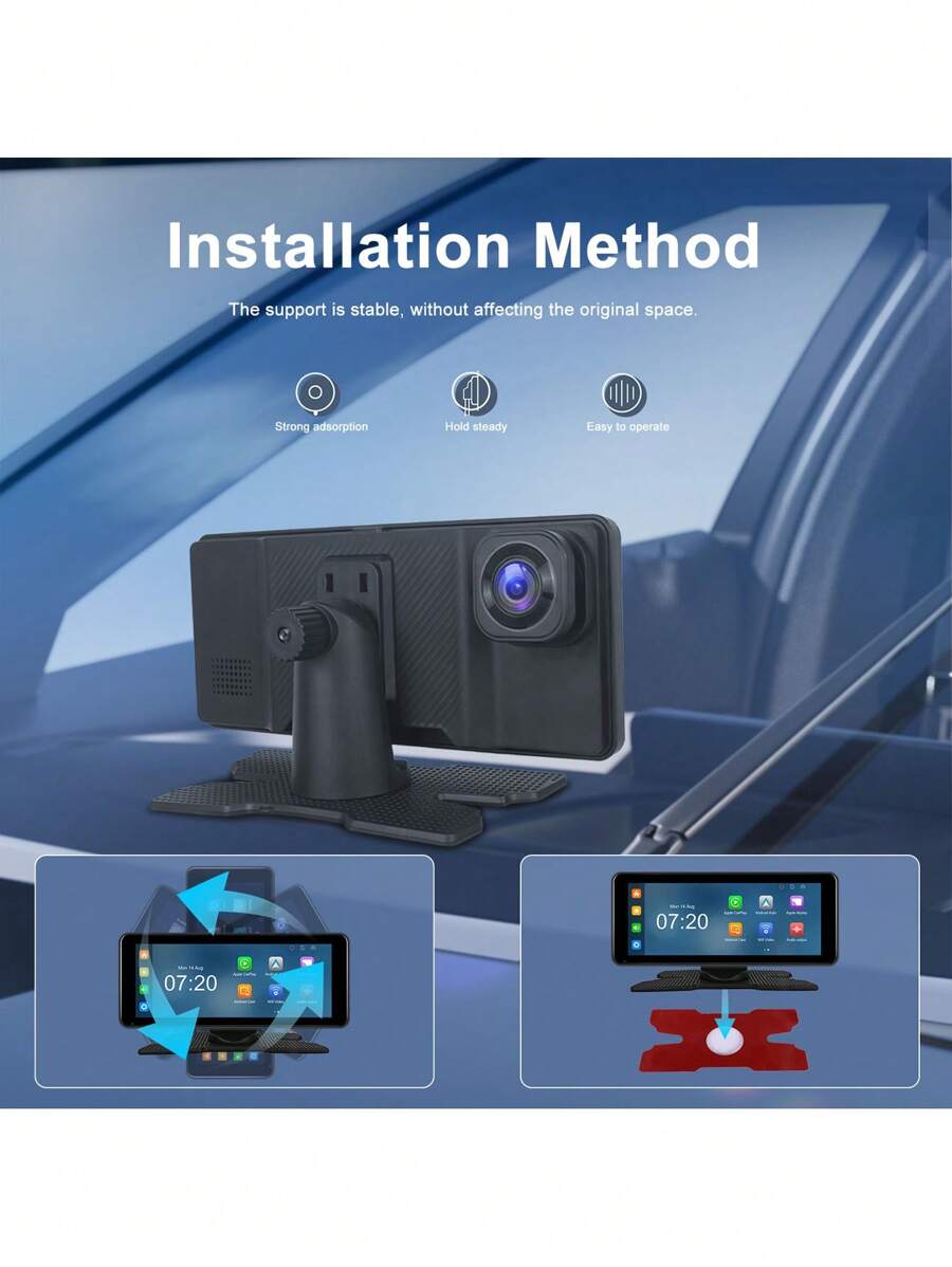 6.86-inch Wireless Android Auto Smart Screen Player Mirror cast HD 4K ...