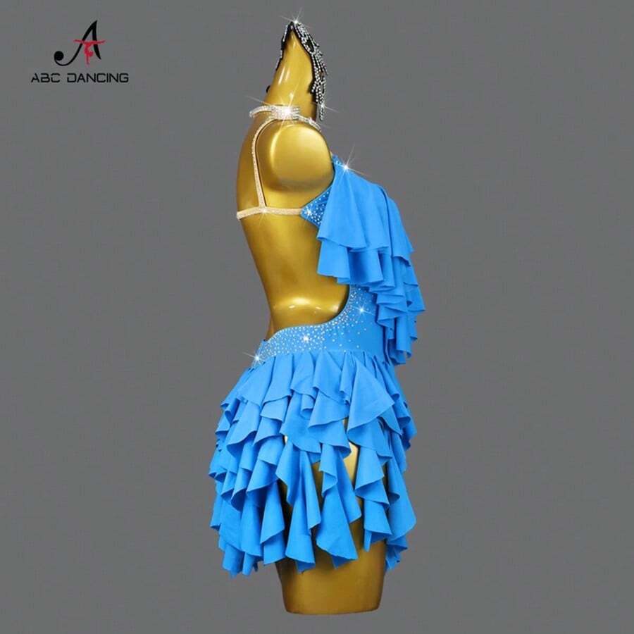 ABC Dancing New Professional Latin Dance Competition Dress For Women ...