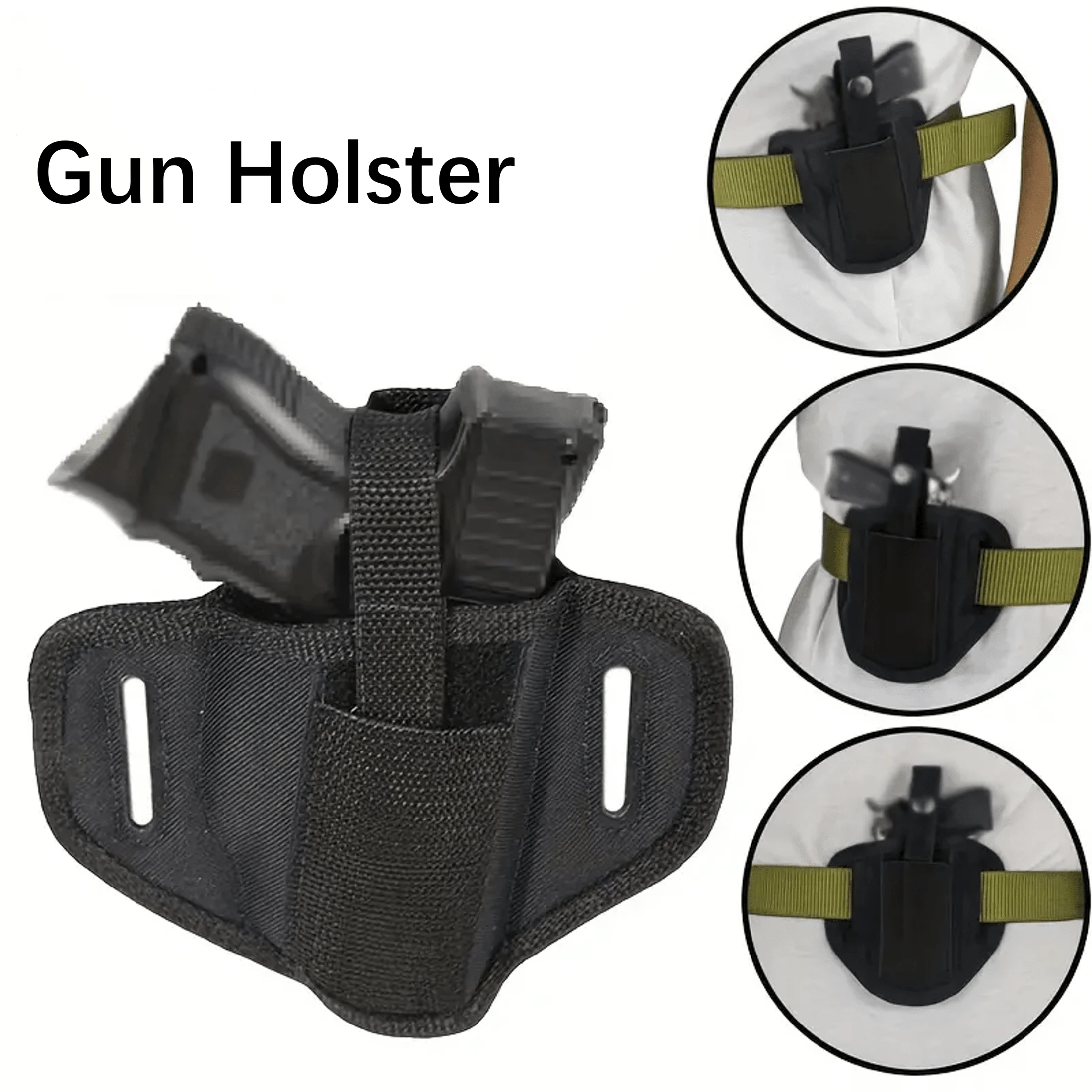 1 Premium Kompakte Pistolenholster - Gürtelmontage, Geeignet Für ...