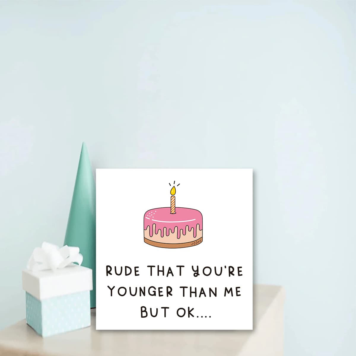 1 Pc Funny Birthday Card for Friend, Rude Birthday Card for best friend ...