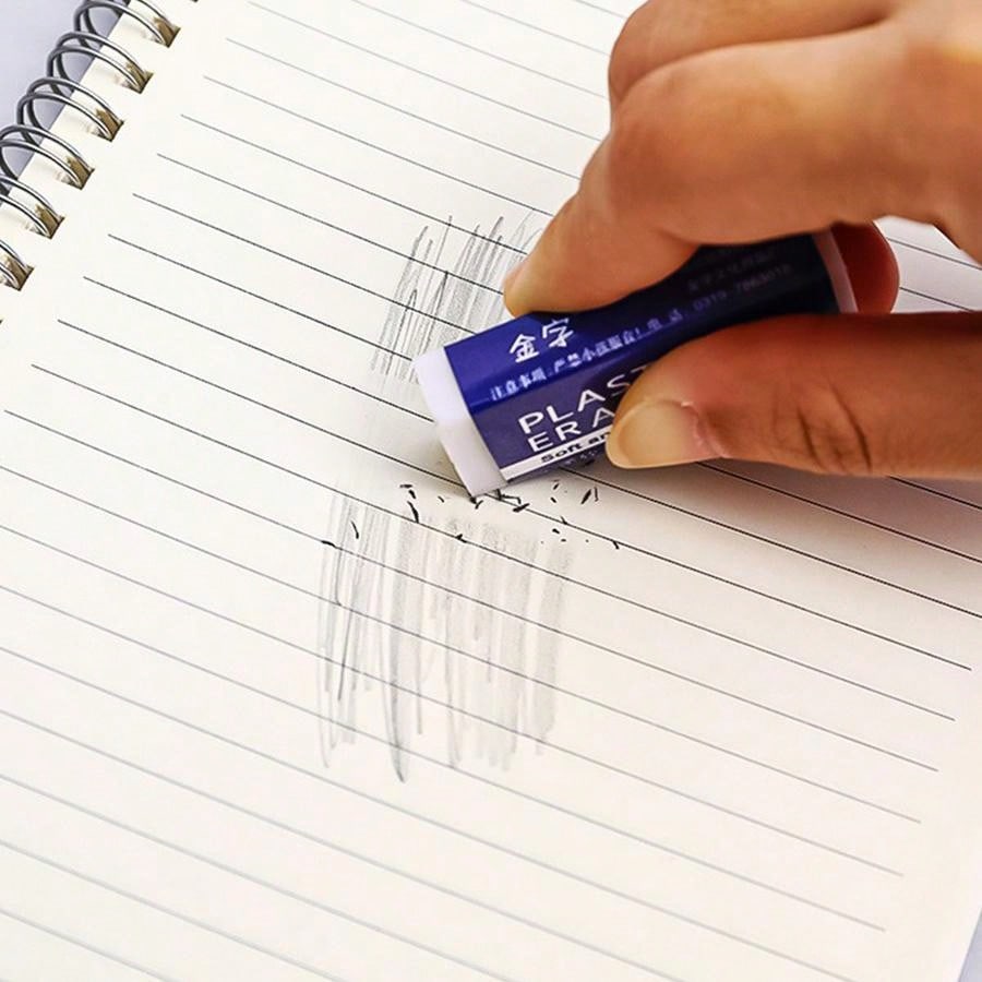 5pcs Plain Eraser | SHEIN UK