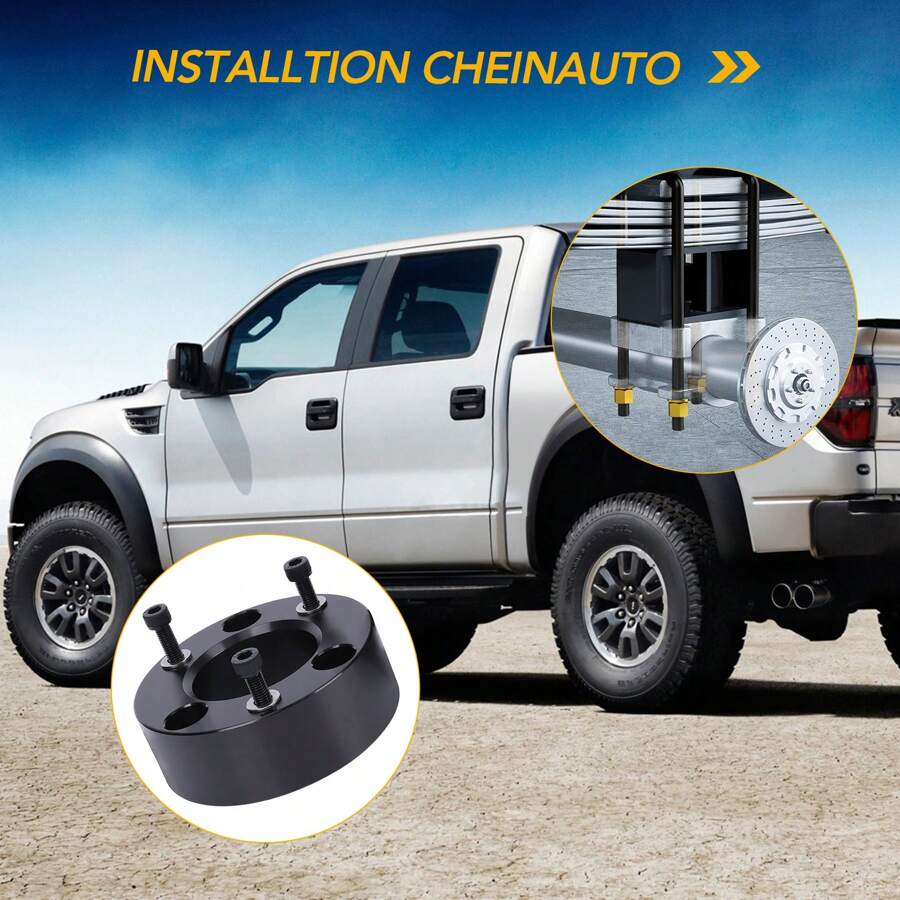 1.5" F-150 Leveling Lift Kits - 3 Inch Front Strut Spacer Suspension ...