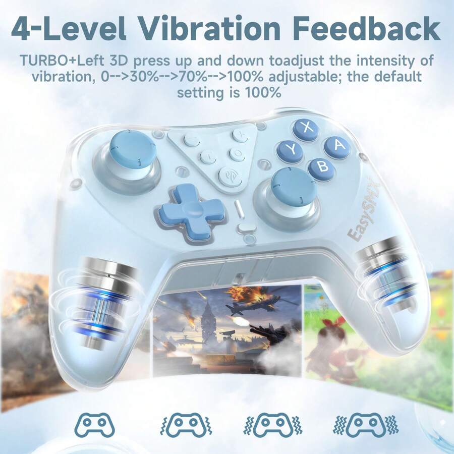 EasySMX T39 Switch Pro Wireless BT Gaming Controller Gamepad For NS, PC ...