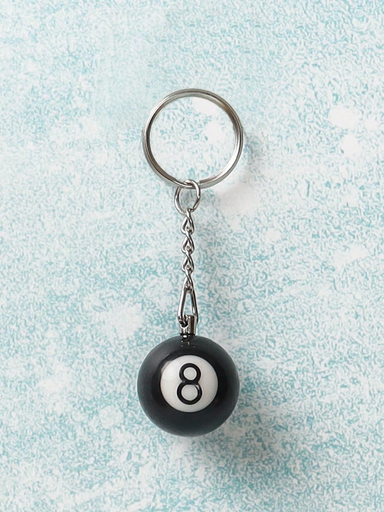 1 Piece Of Billiards Charm Keychain, Pendant Decoration Billiards ...