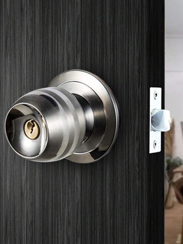 1pc Bedroom Door Locks Round Ball Shape Locks, Stainless Steel ...