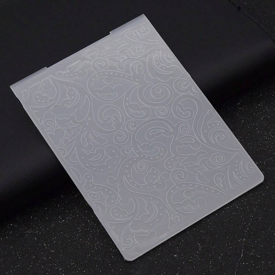 1 Pc Plastic Embossing Template For Vine & Flower Pattern Cutting ...
