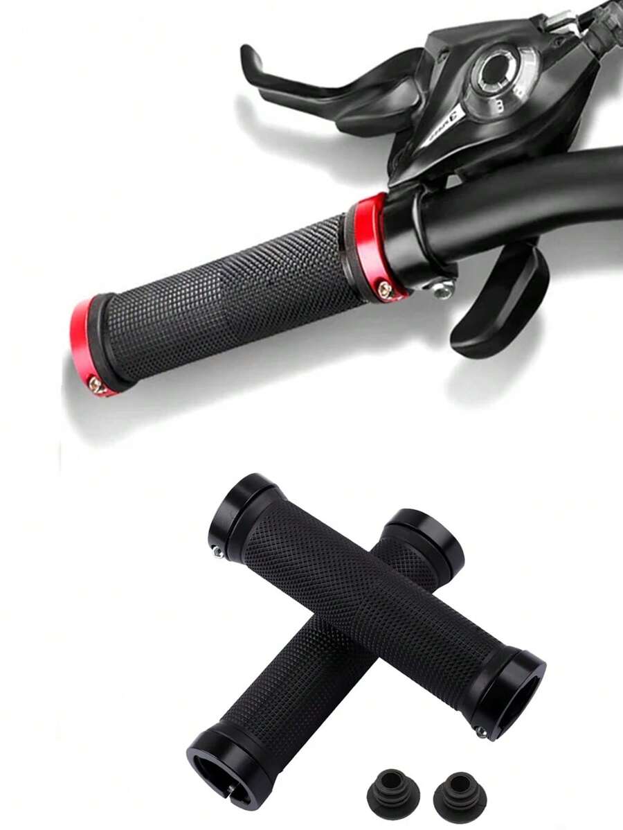 2pcs Cycling Parts Handlebar Grips, Aluminum Alloy Anti-slip Bicycle ...
