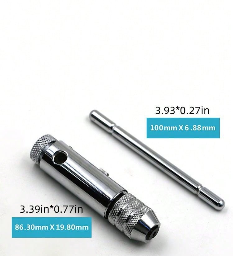 Tap winch M3-M8 Adjustable ratchet hand Tap wrench Tap tap hand ...