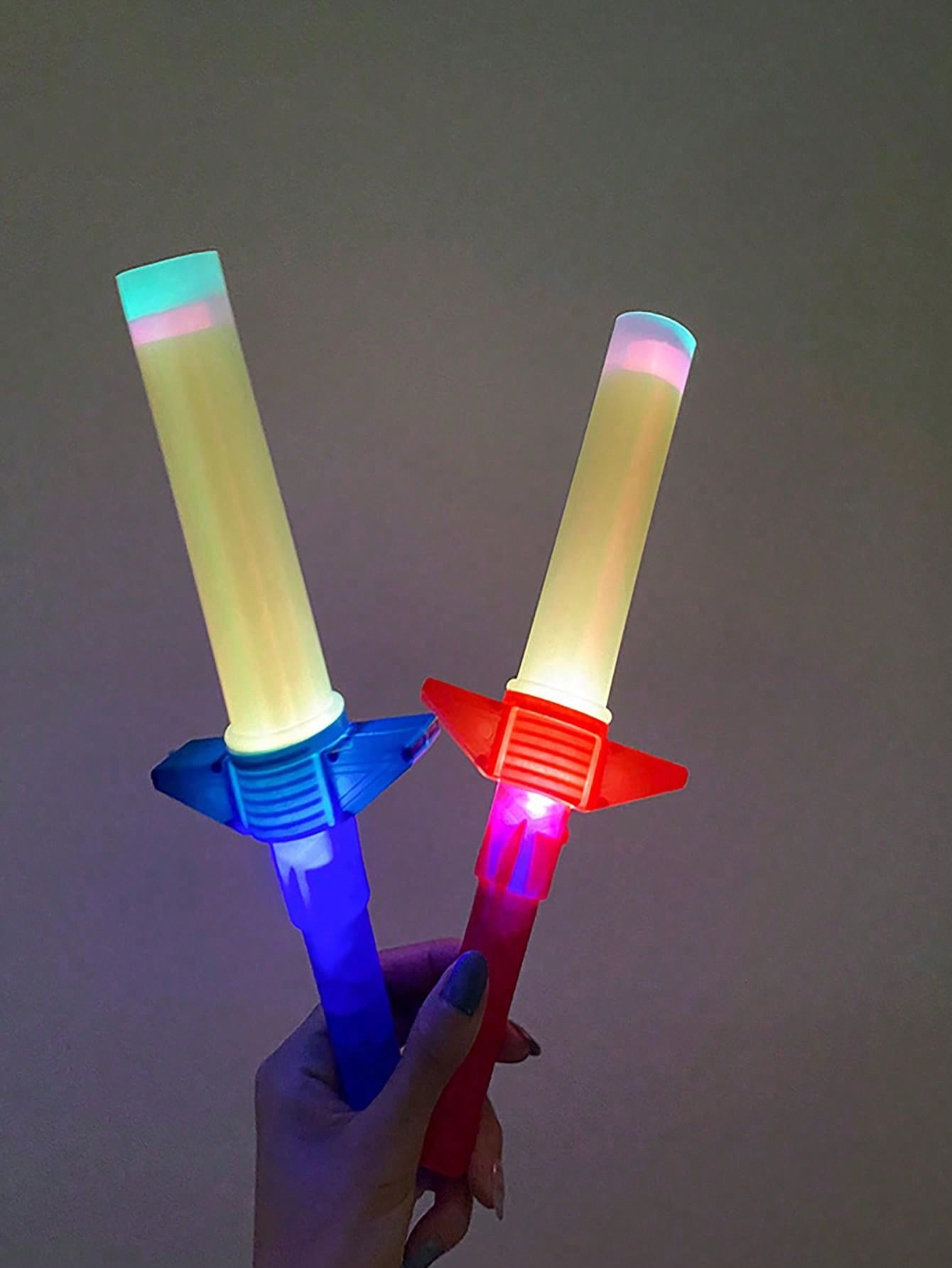 3pcs Light-up Sword, Expandable Led Laser Sword Toy For Costume Dress ...