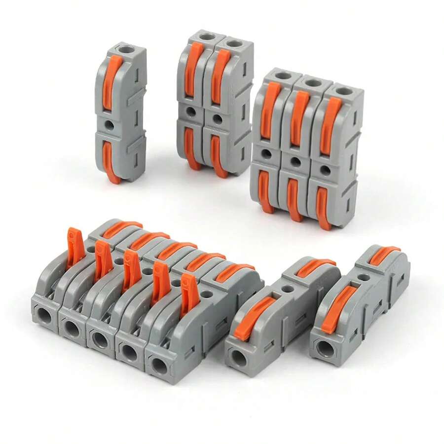 12pcs Easy-to-use Spliced Line Connectors, Lt-211 Push-type Junction ...