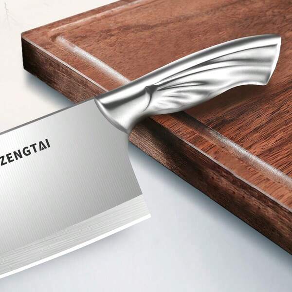 Full Steel Integral Tang Bone Chopper Knife With Fishtail Shape | SHEIN USA