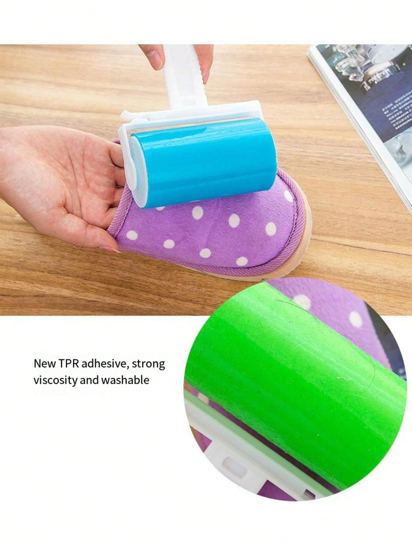 Reusable & Washable Lint Roller Brush With Cover, Environmentally Friendly Dust & Hair Remover ...