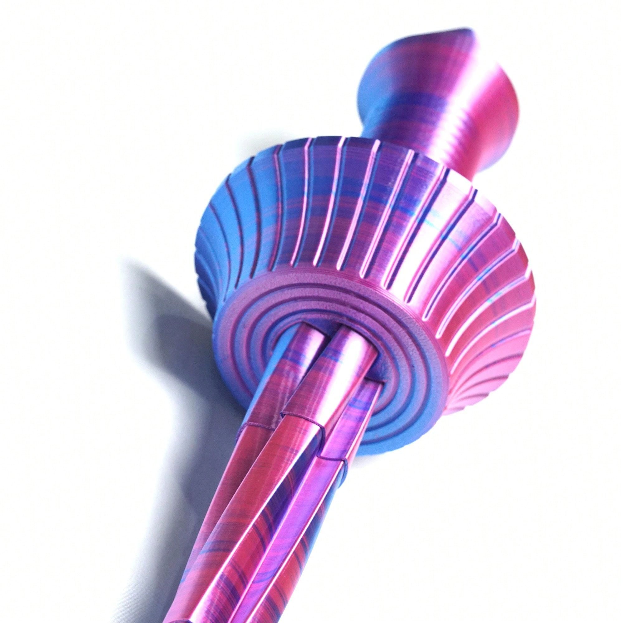 3d Printed Extendable Sword With Reflective Shiny Finish, Shows ...