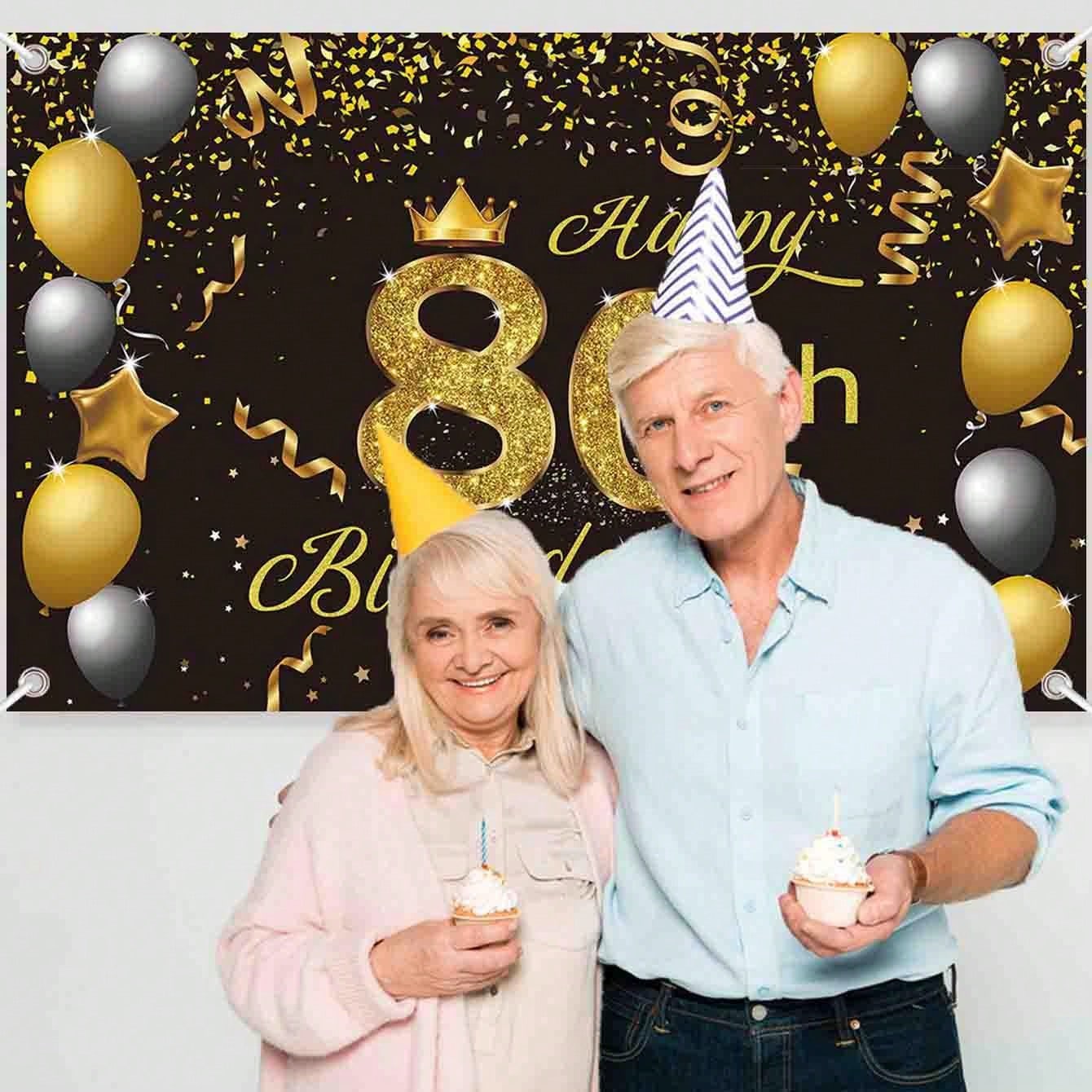 Tissu De Toile De Fond Du 80e Anniversaire - Toile De Fond De Thème D ...