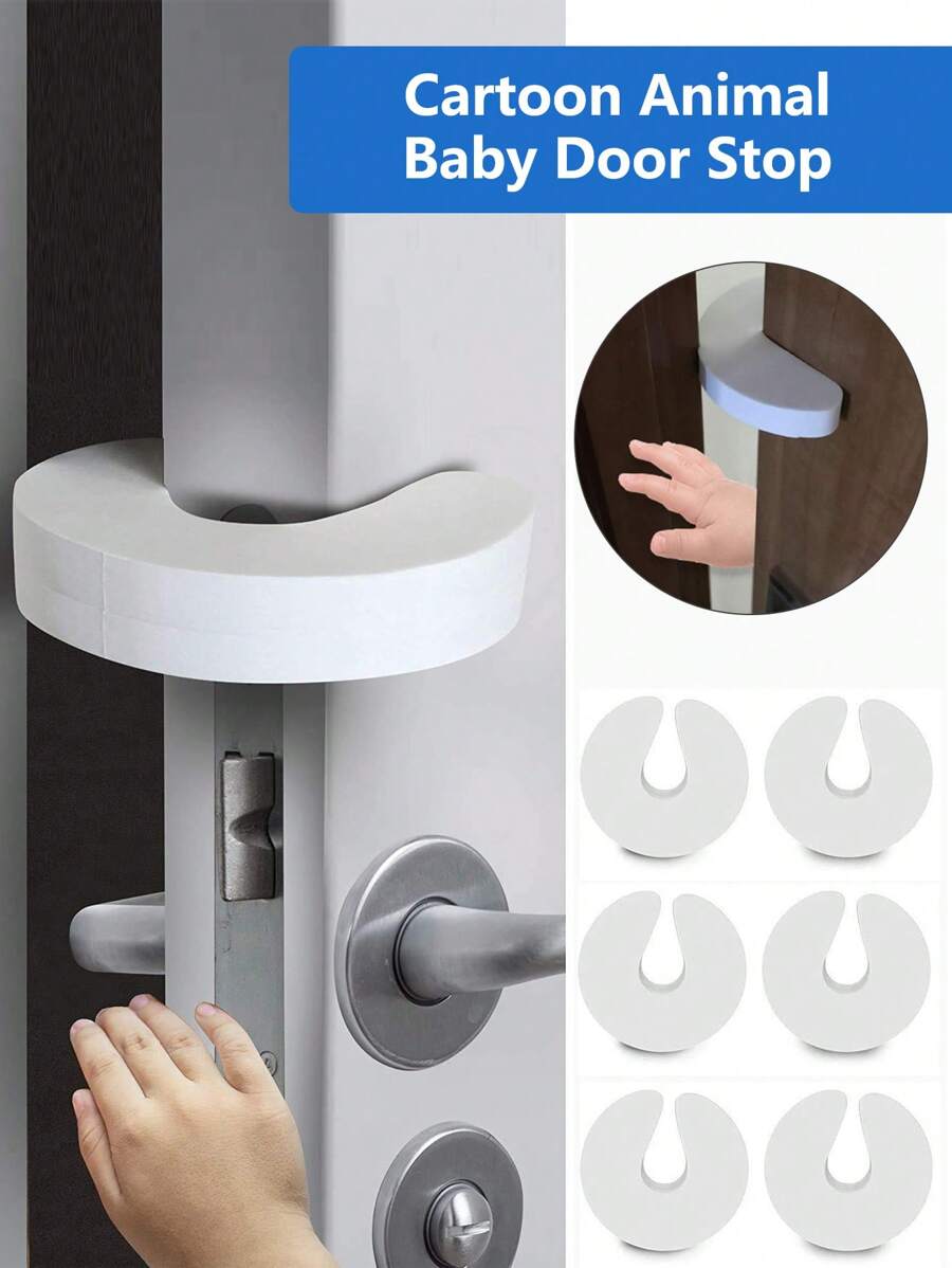 6pcs Baby Safety Door Card With Thick And High Elasticity, Preventing ...
