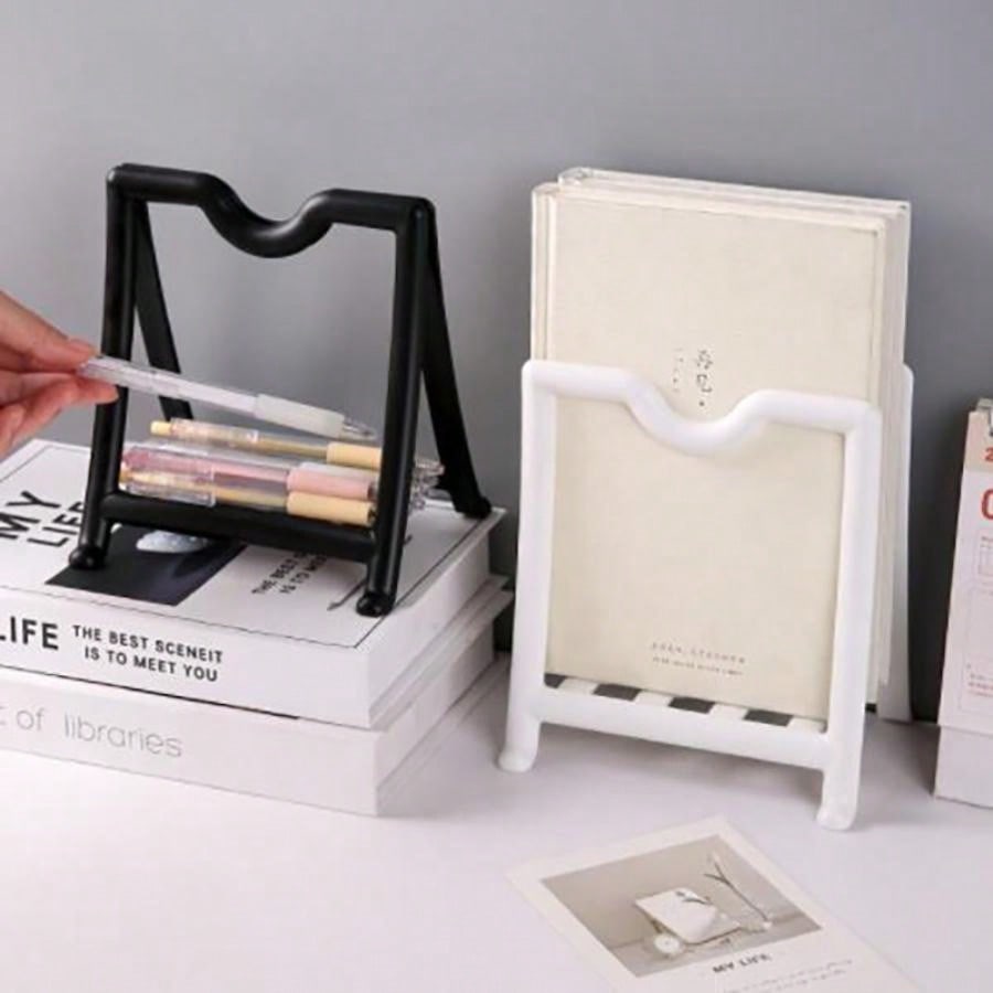 Creative Gravity Design Free-standing Bookshelf, Book Stopper, Desk ...