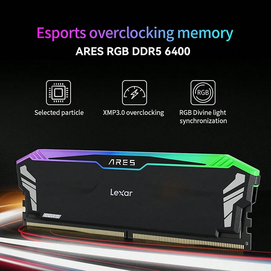 Lexar Lexar Original Ares Rgb Ddr5 Rams 6400mhz Gaming Overclocked ...