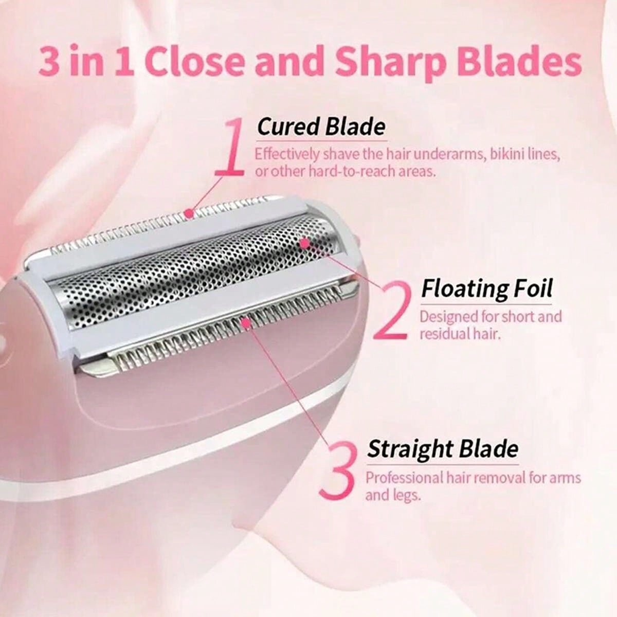 Battery Type Women's Shaver Electric Shaver New Shaver Epilator Armpit ...