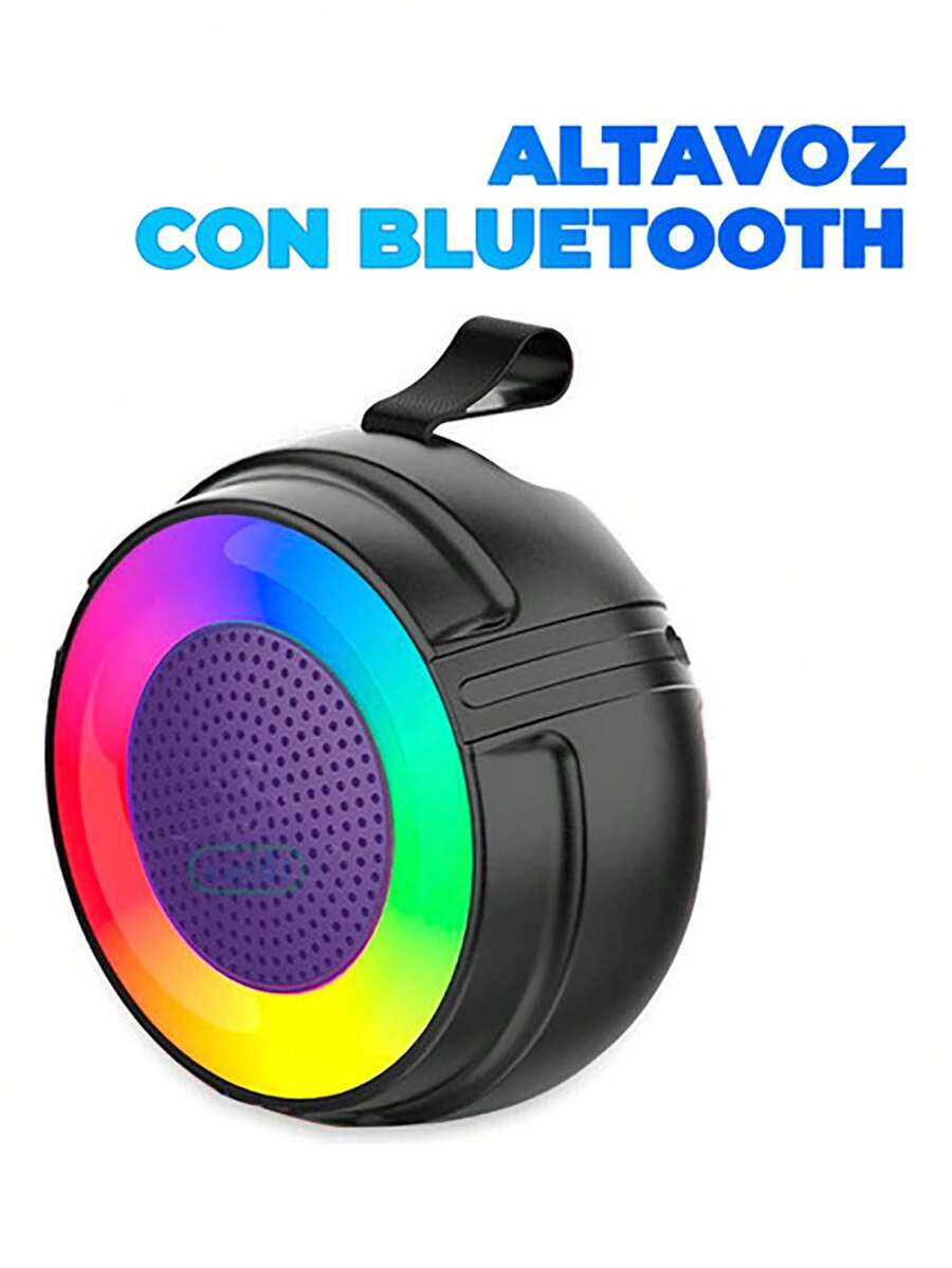 Portable Round Bluetooth Speaker Rgb Linkbits Fm Radio | SHEIN USA
