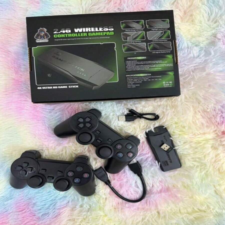 X8 Game Console, 2.4G Wireless Game Controller, 4K High Definition With ...