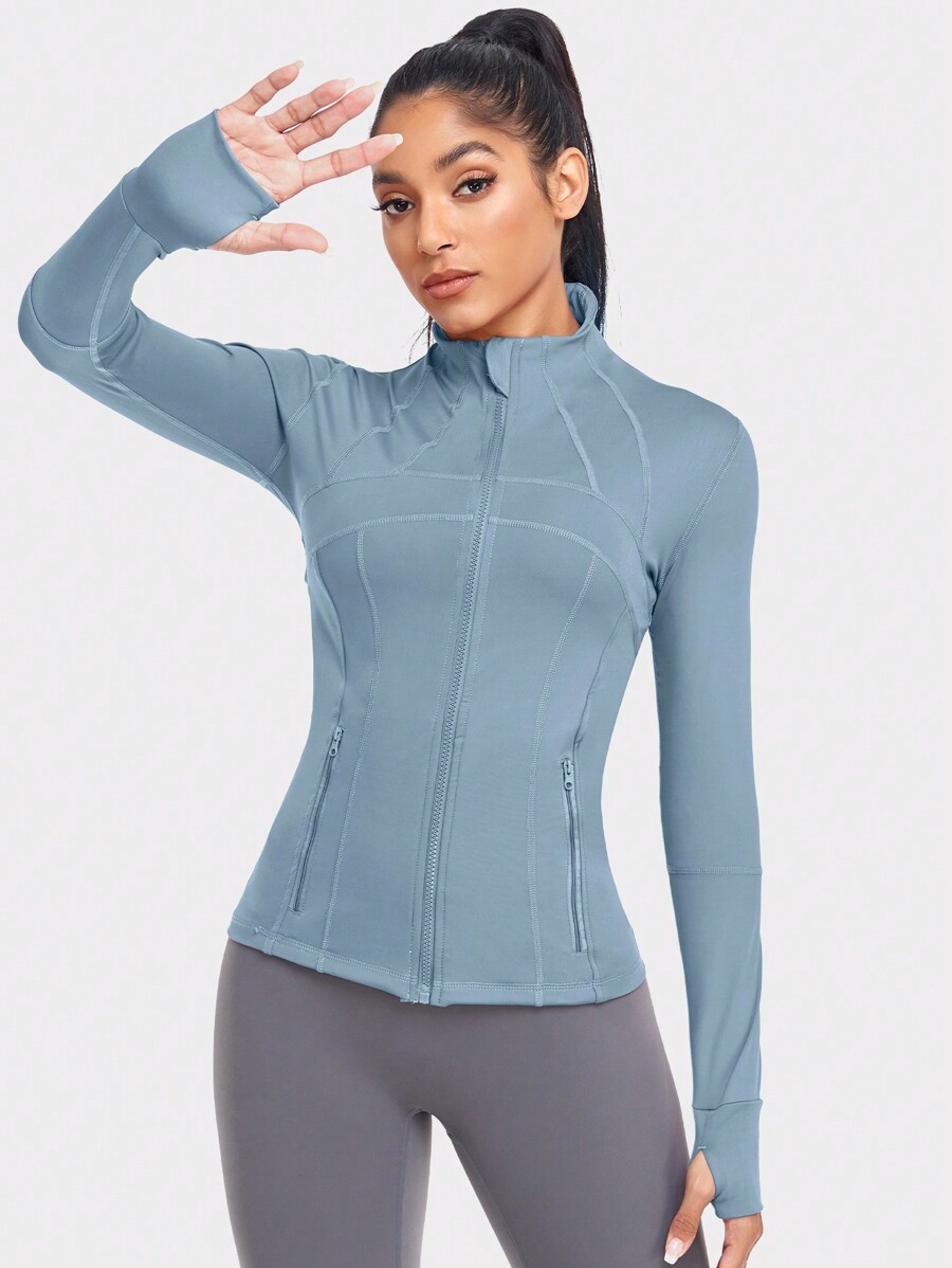 VUTRU Women's Sports Jacket With Double Pockets, Zipper Pocket And ...