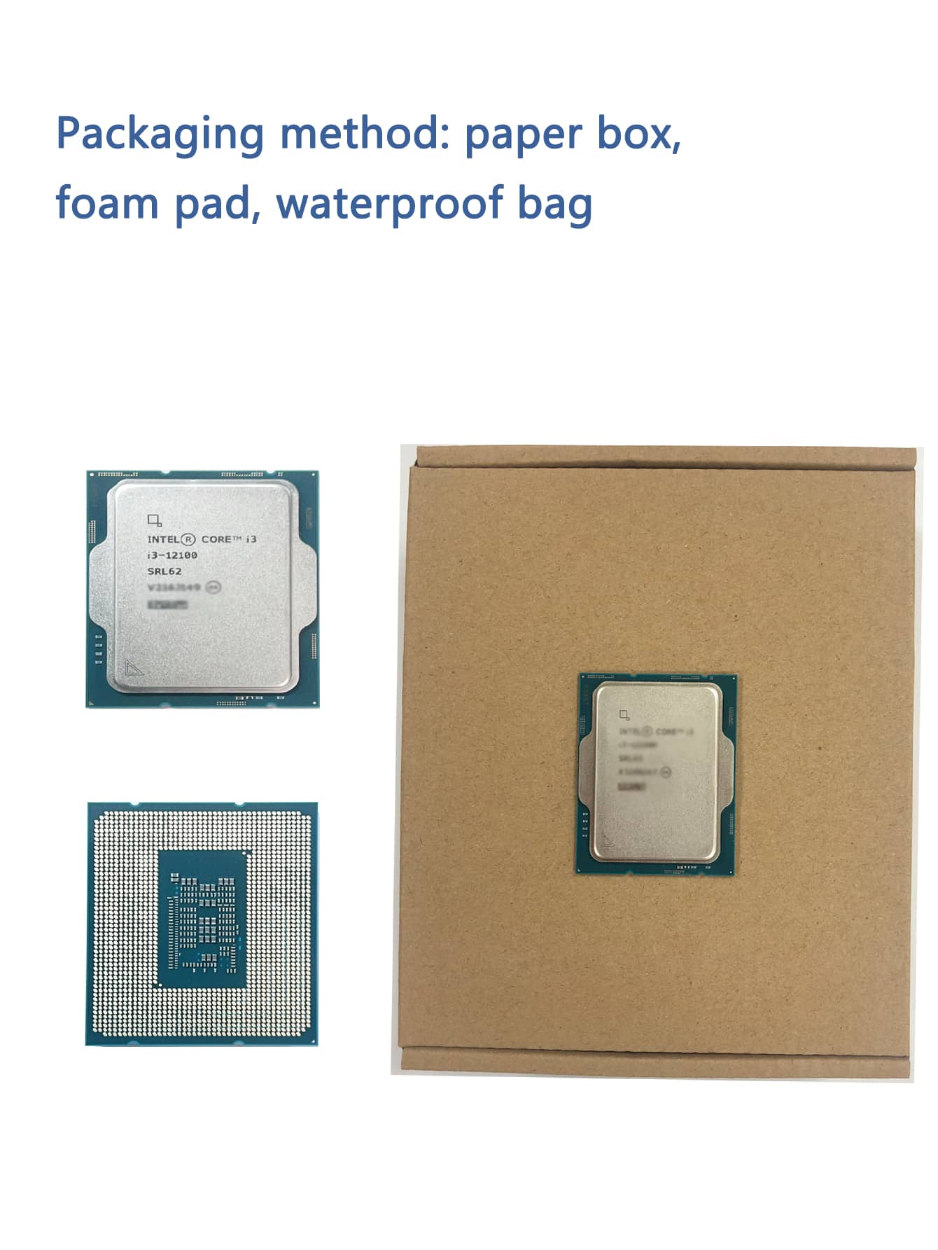 Intel Core I3-12100 Processor 3.3 Ghz 4-core 8-thread 60w L3=12m Intel ...